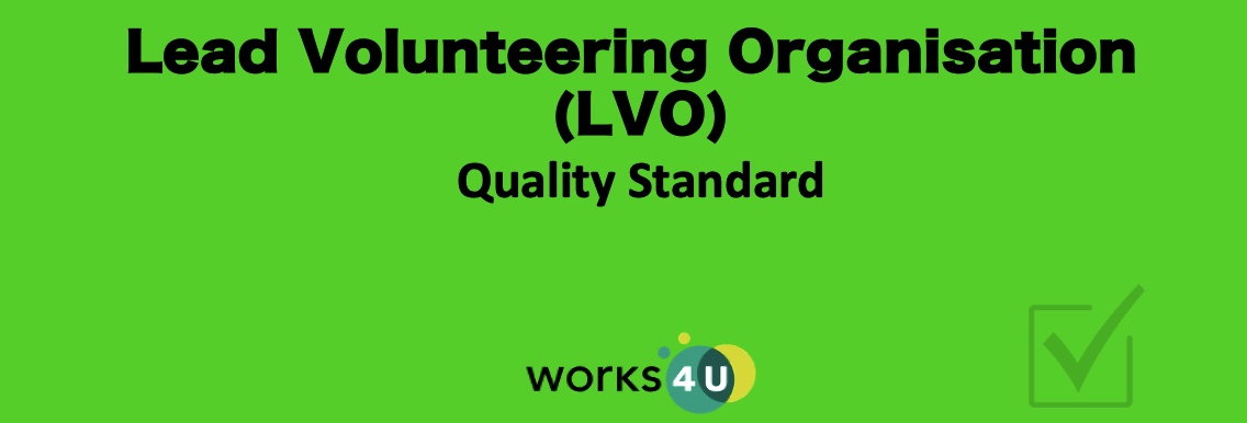 Lead Volunteering Organisation (LVO) Quality Standard is Live ...